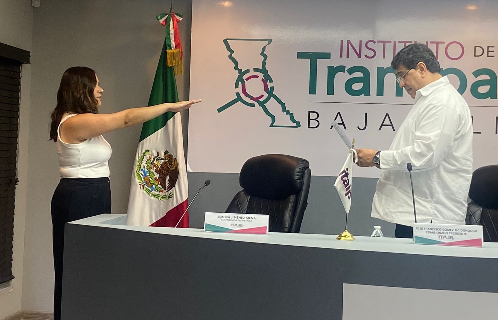 NOMBRAN A JIMENA JIMÉNEZ MENA, COMISIONADA PROPIETARIA DEL ITAIPBC ...